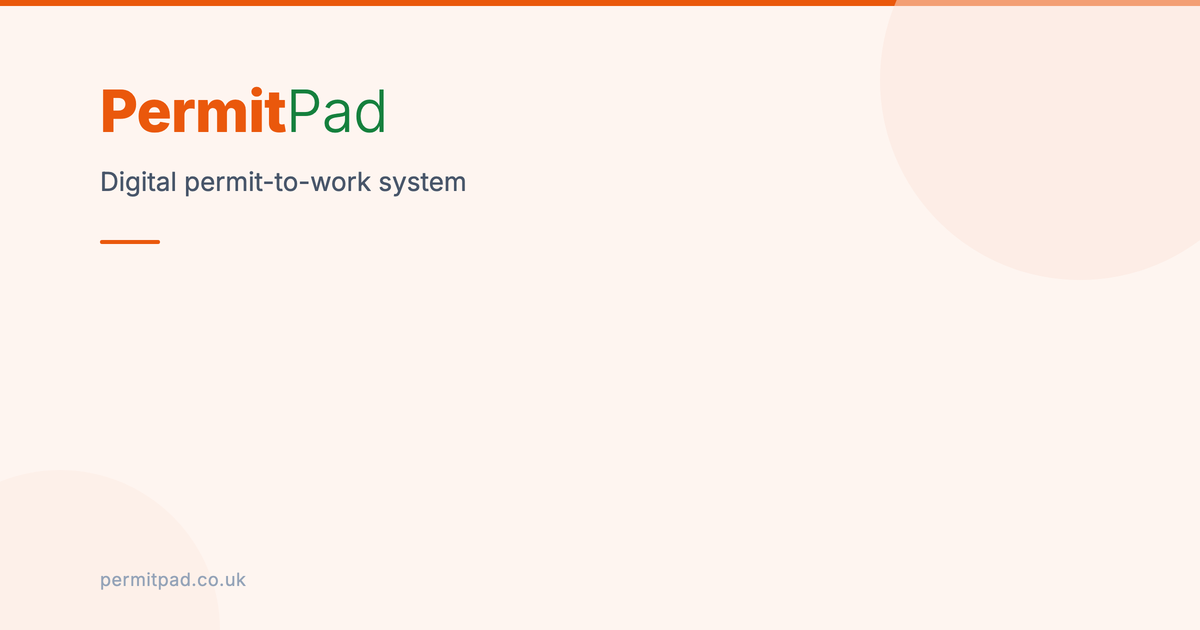 Free Excavation Permit Template (UK, HSE-Compliant) | PermitPad